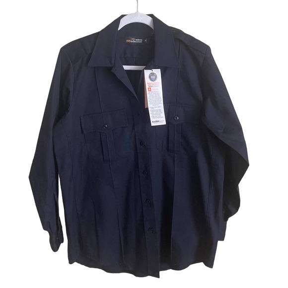 Perfection | Shirts | Mens Uniform Work Shirt Mechanic Tactical Navy ...